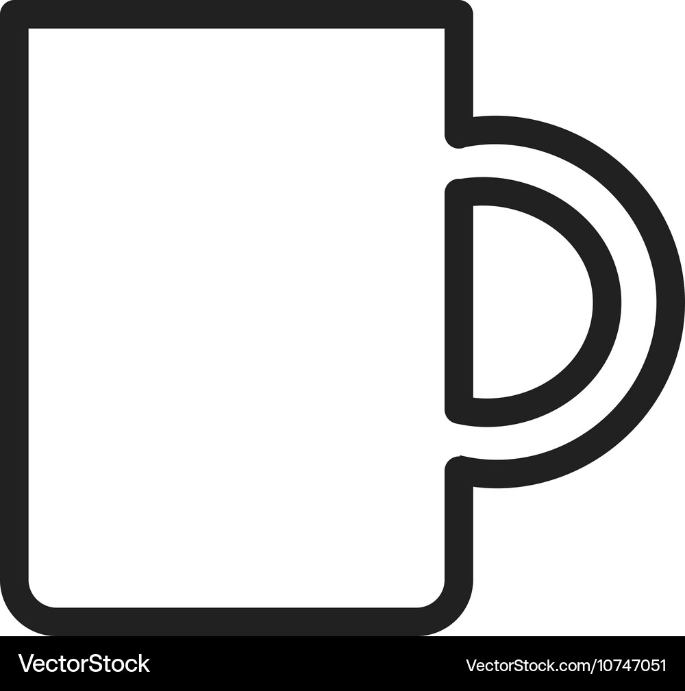 Mug Royalty Free Vector Image - VectorStock
