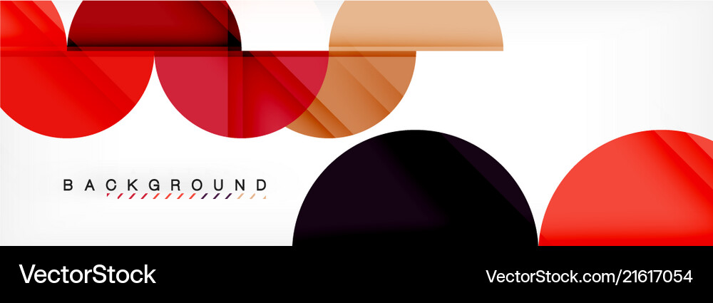 Semi circle abstract background modern geometric Vector Image