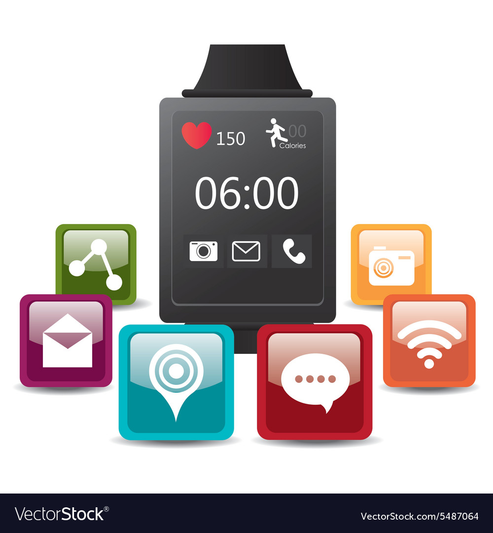 Mobile technology design Royalty Free Vector Image