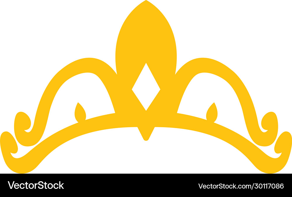 Crown graphic design template isolated Royalty Free Vector