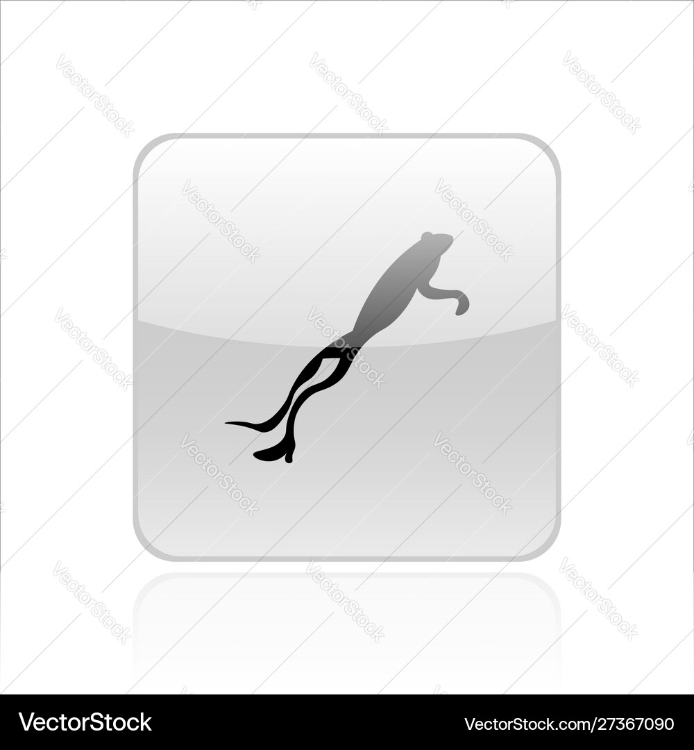 Jumping frog icon Royalty Free Vector Image - VectorStock
