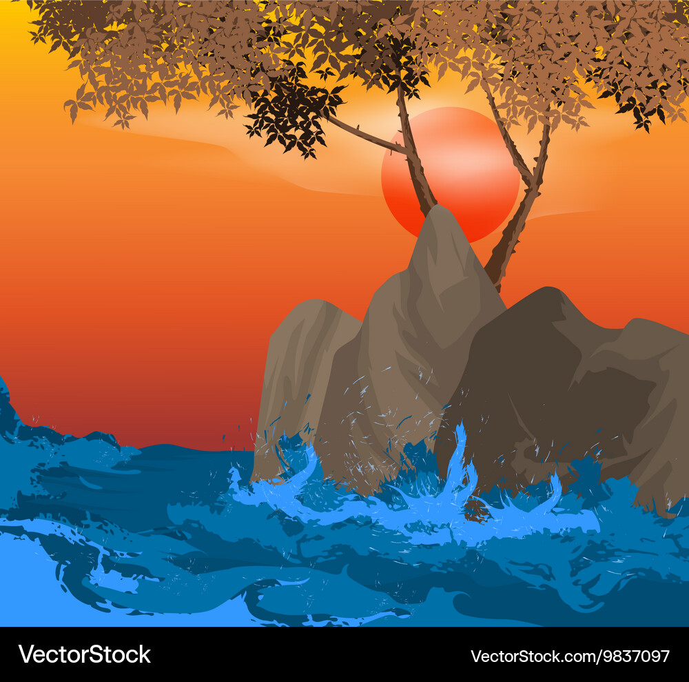 Sunset & Sunrise Free Vector Graphics | Everypixel