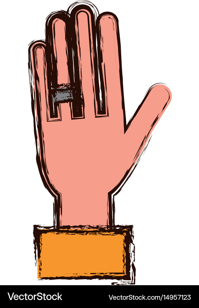 Human hand icon Royalty Free Vector Image - VectorStock