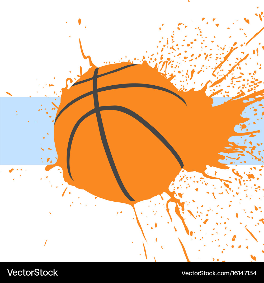 Basketball background Royalty Free Vector Image