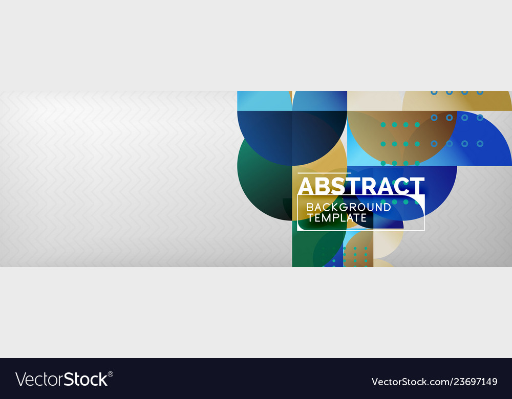 Abstract background geometric composition Vector Image