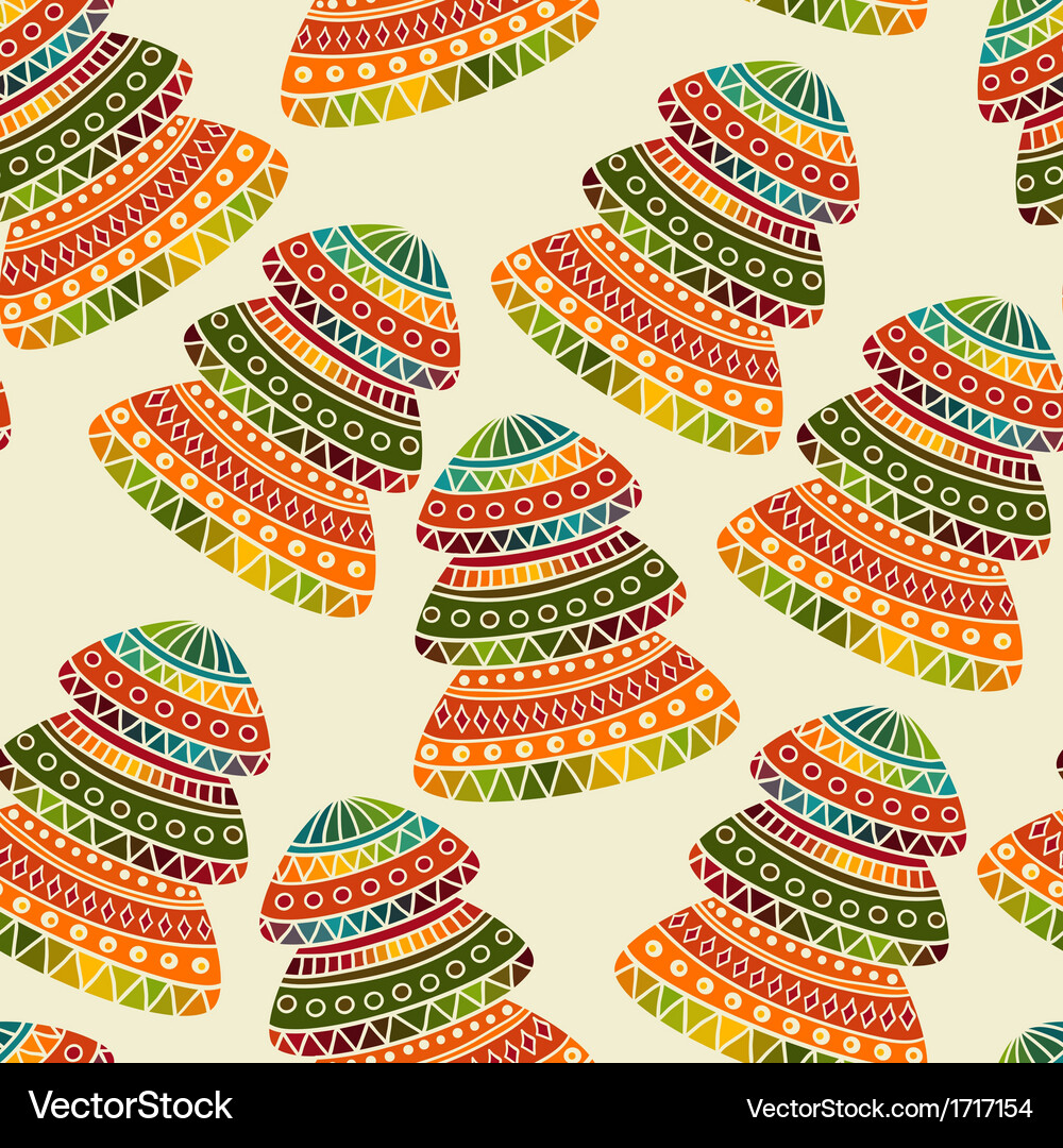 Seamless winter christmas pattern Royalty Free Vector Image