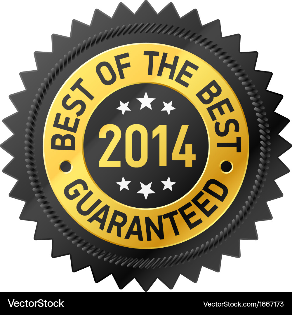 Best of the 2014 label Royalty Free Vector Image