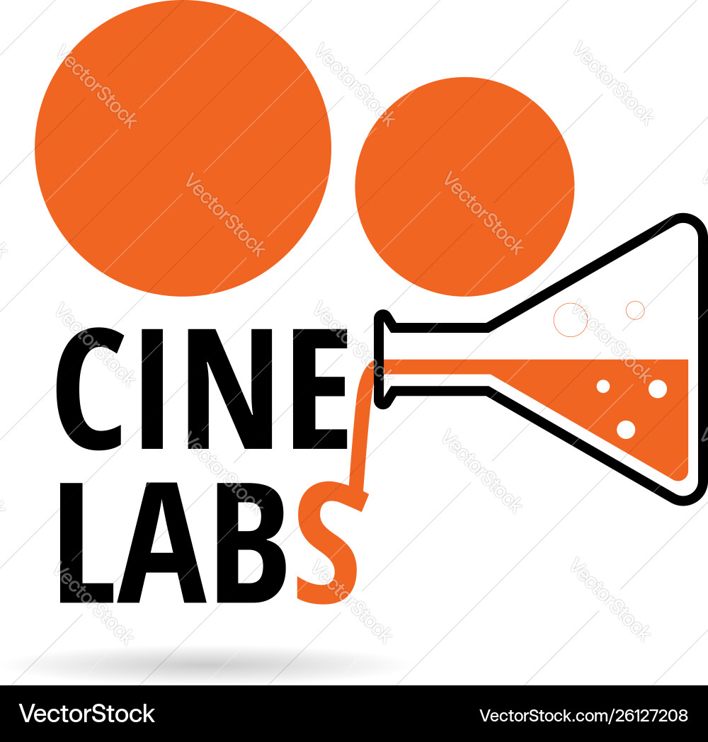 Cinematography with labs logo symbol icon Vector Image