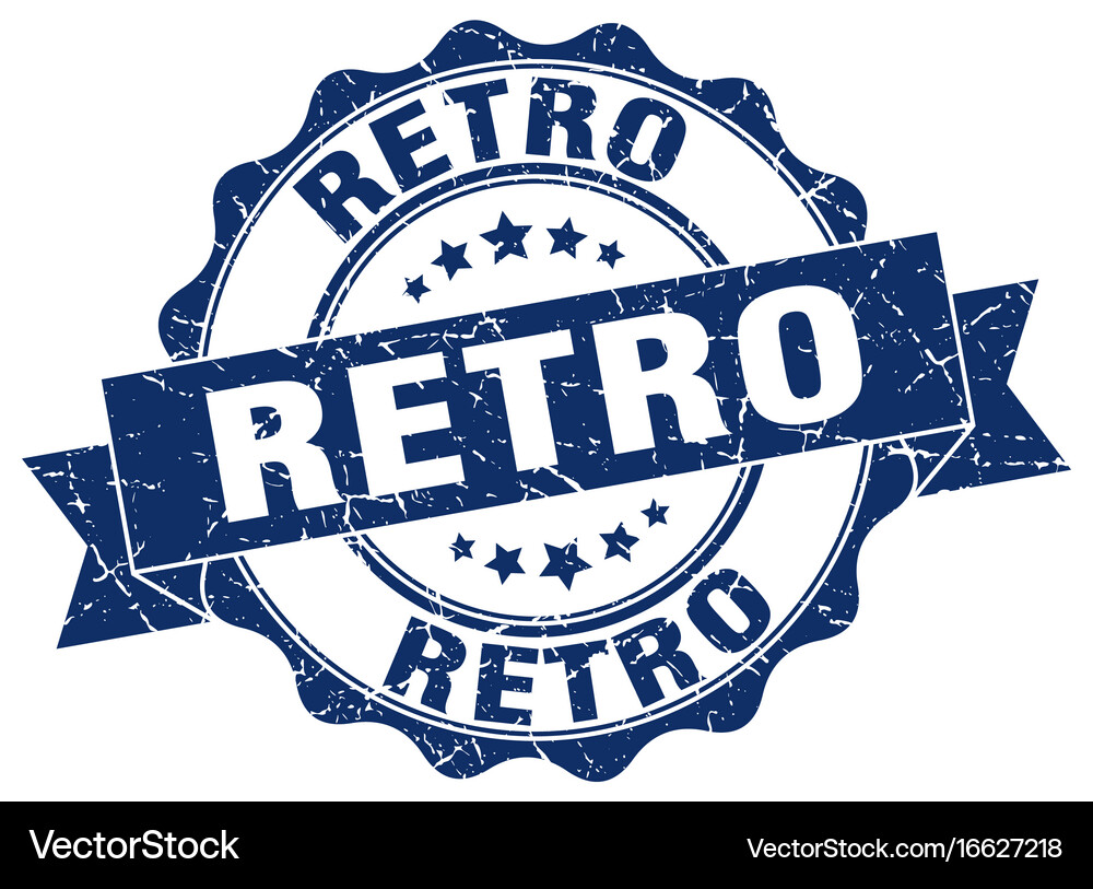 Retro stamp sign seal Royalty Free Vector Image