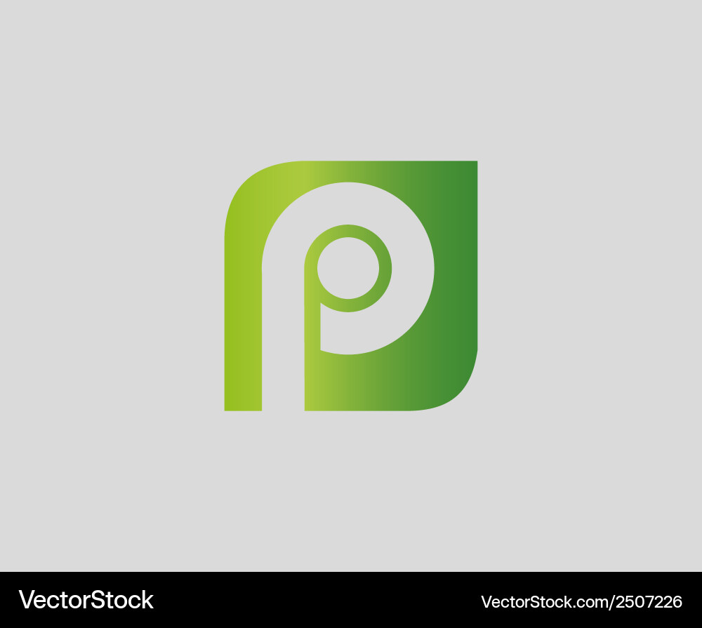 Letter P icon symbol logo Royalty Free Vector Image - VectorStock