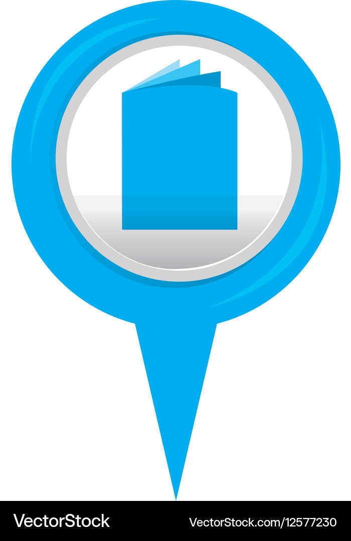 Isolated web pin Royalty Free Vector Image - VectorStock