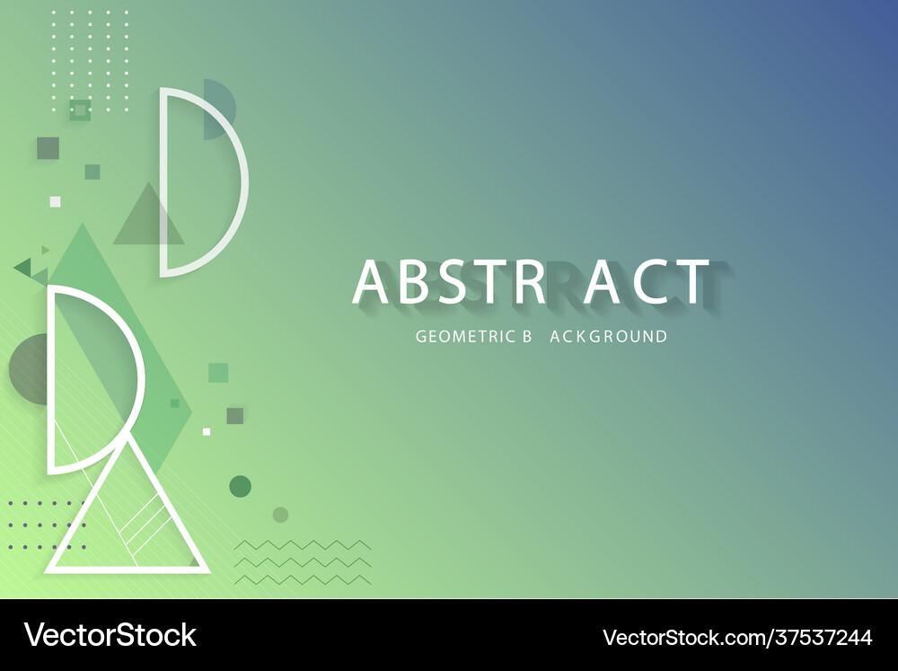 Creative geometric design space Royalty Free Vector Image