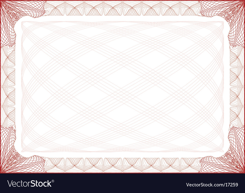 Certificate border Royalty Free Vector Image - VectorStock