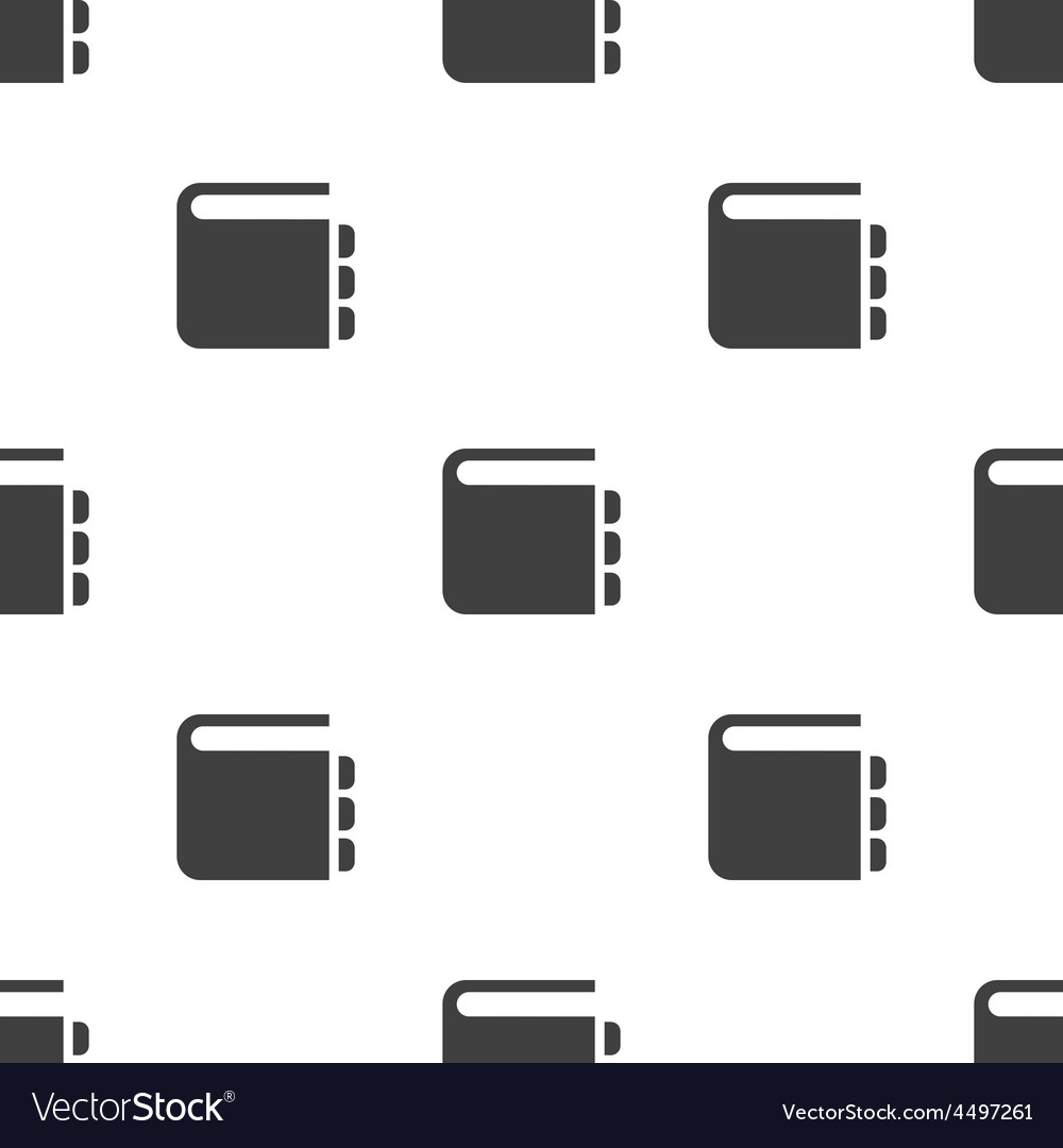 Notepad seamless pattern Royalty Free Vector Image