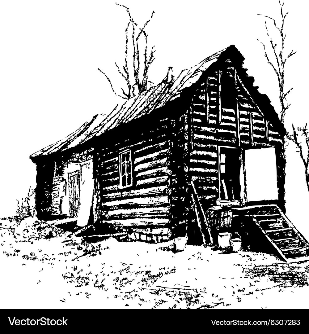 Old house Royalty Free Vector Image - VectorStock