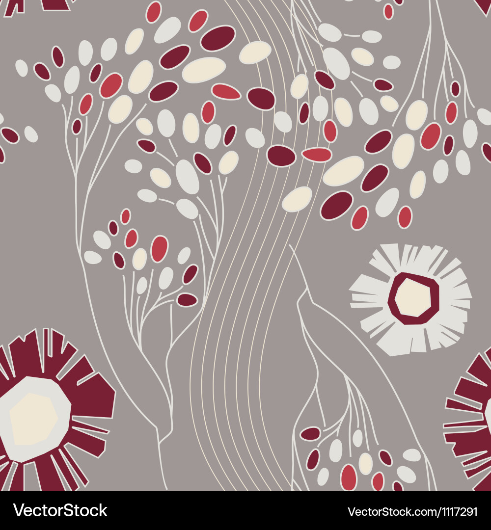 Vintage floral pattern Royalty Free Vector Image