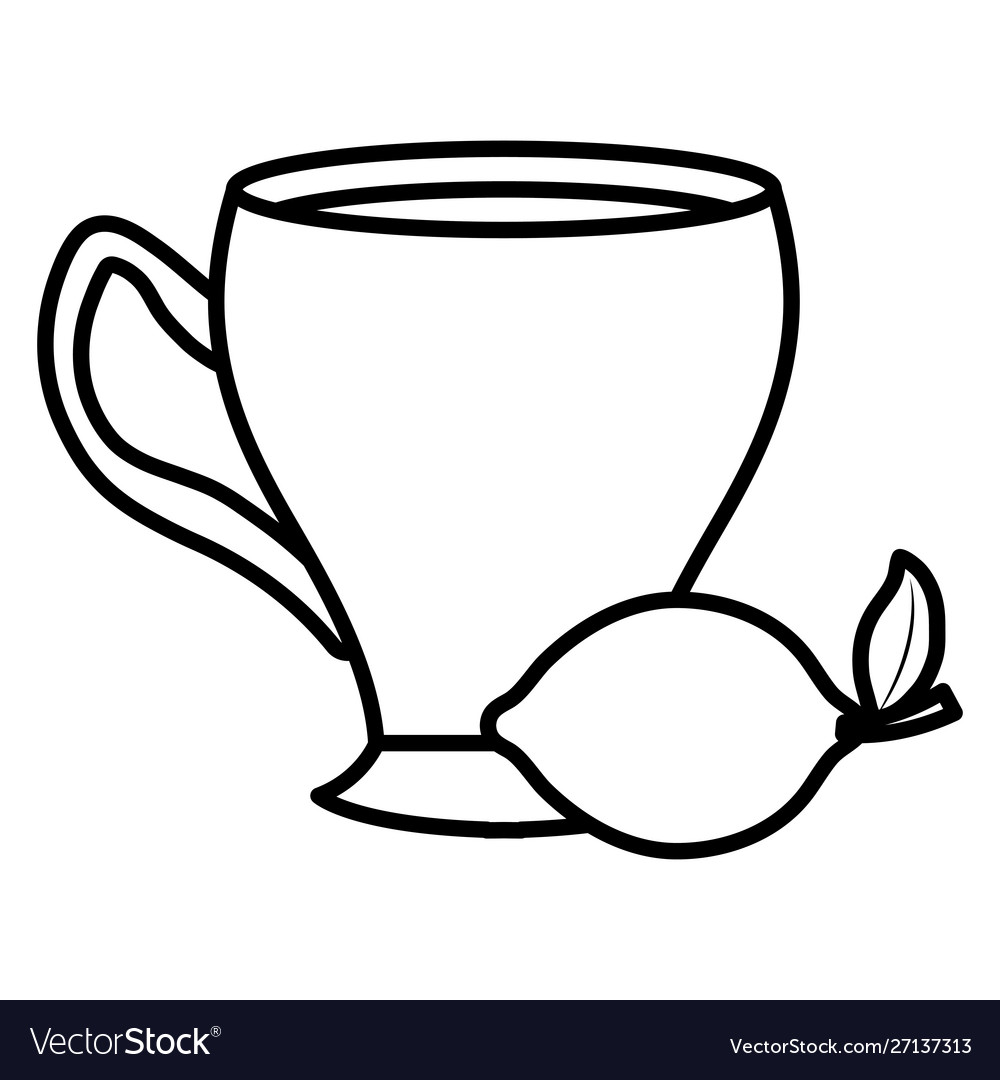 Lemon tea design Royalty Free Vector Image - VectorStock