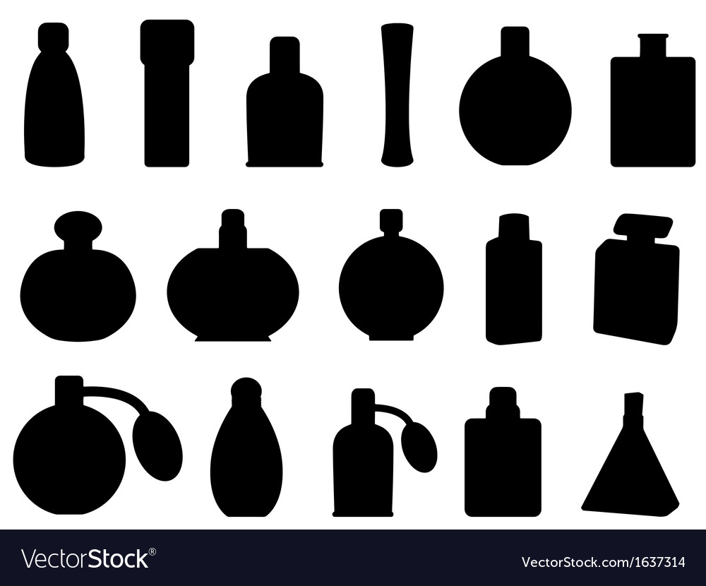 Perfume bottles Royalty Free Vector Image - VectorStock Perfume bottles Royalty Free Vector Image - VectorStock