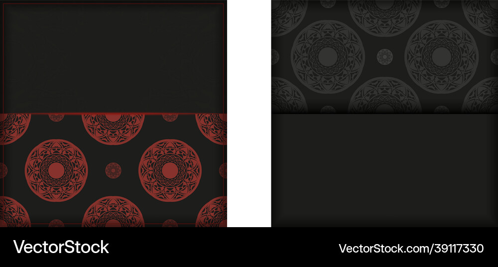 Invitation card template with place for your text Vector Image