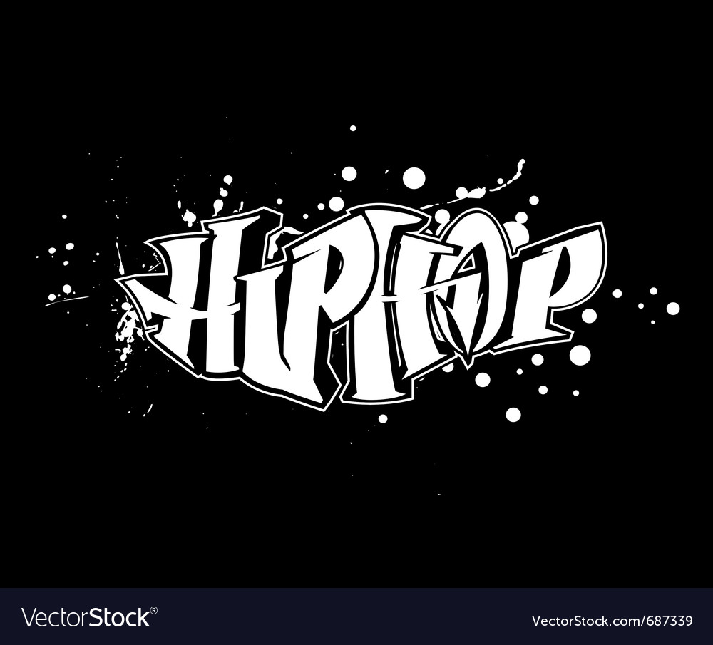 Hip-hop graffiti Royalty Free Vector Image - VectorStock