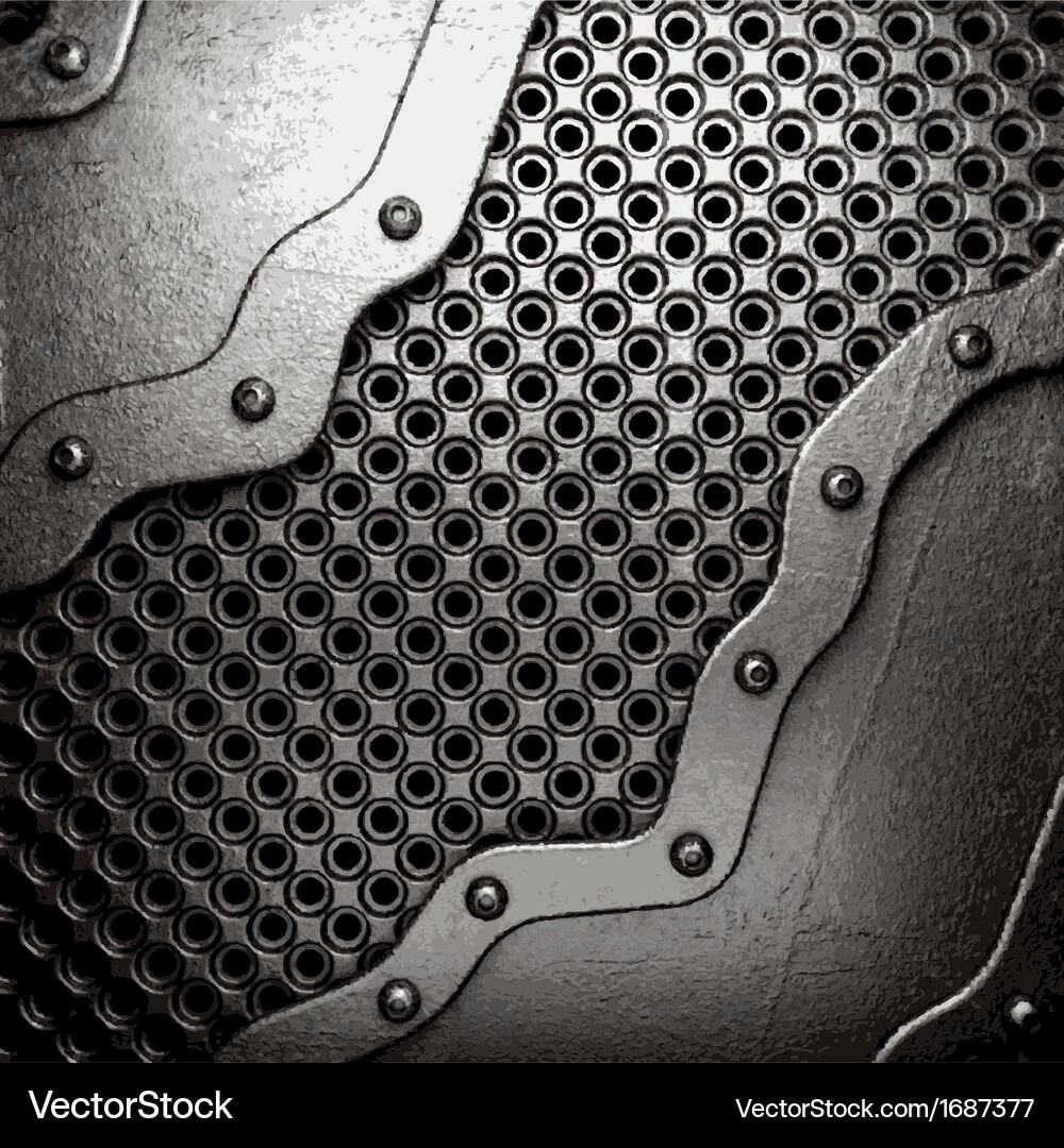 Metal background Royalty Free Vector Image - VectorStock