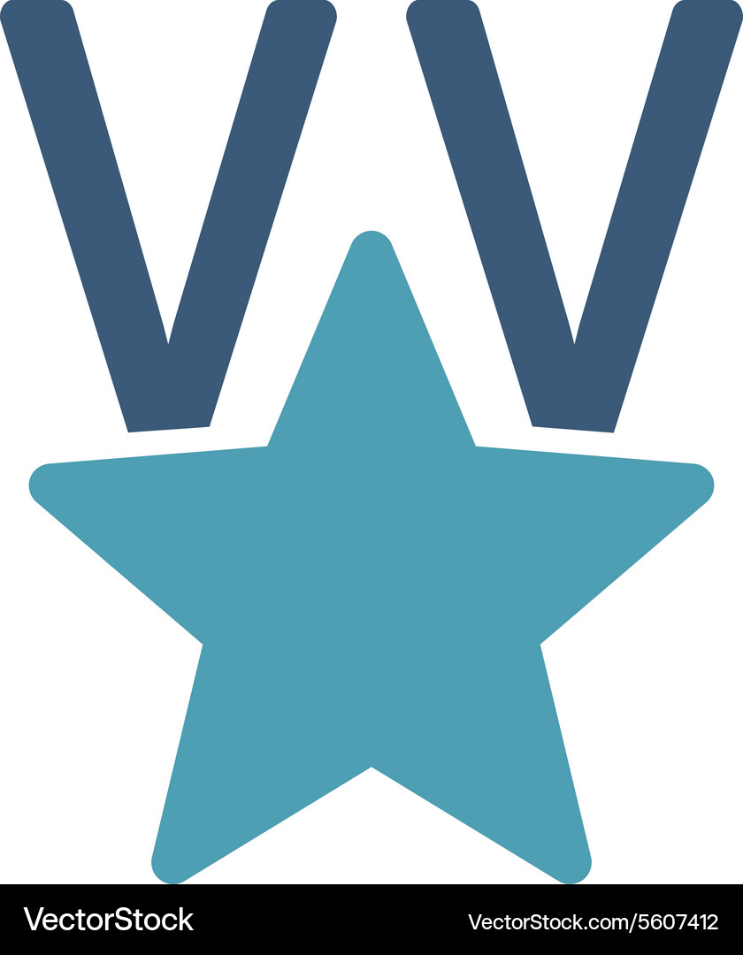 Victory icon from competition success bicolor Vector Image