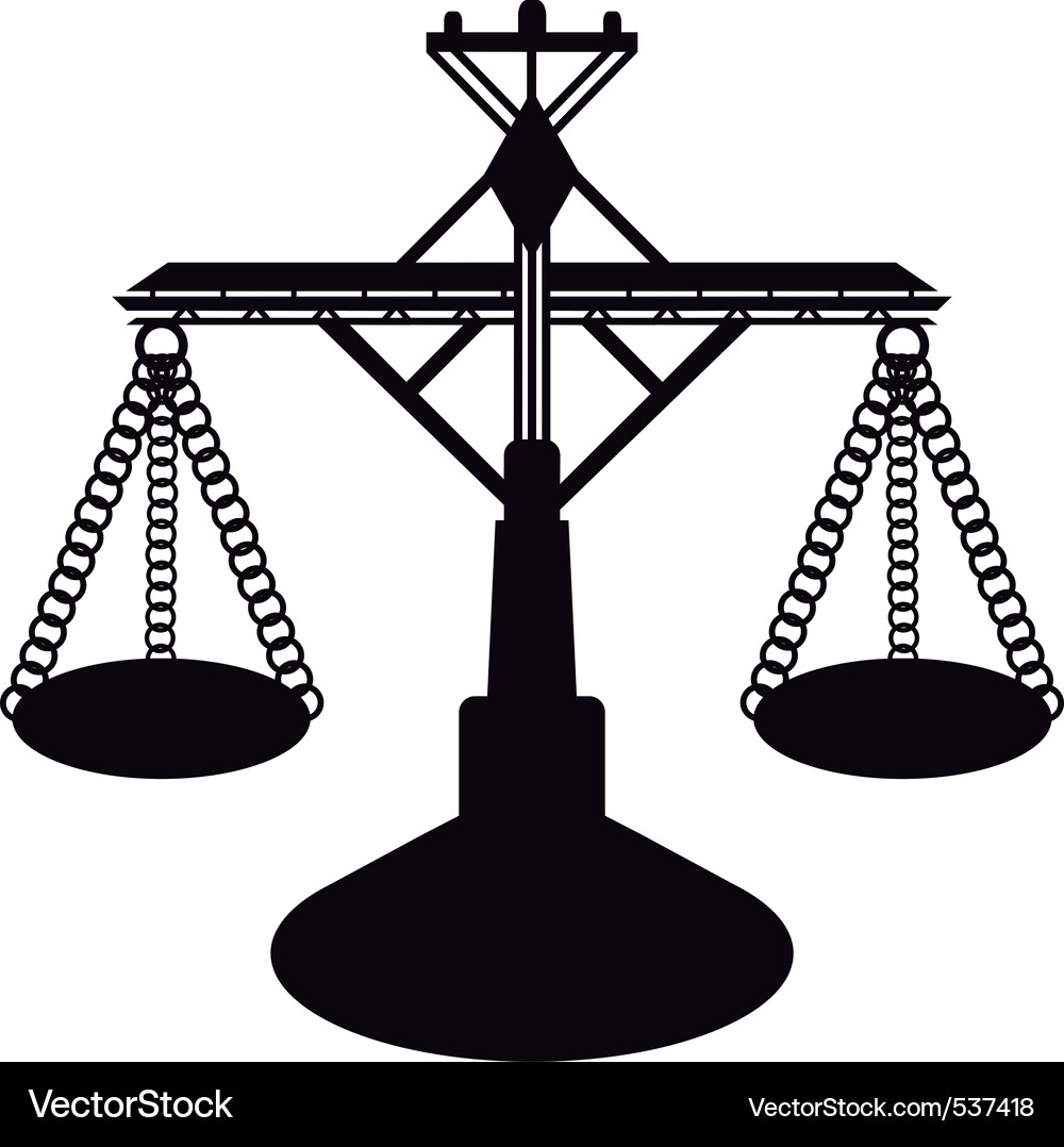 Balance figure Royalty Free Vector Image - VectorStock