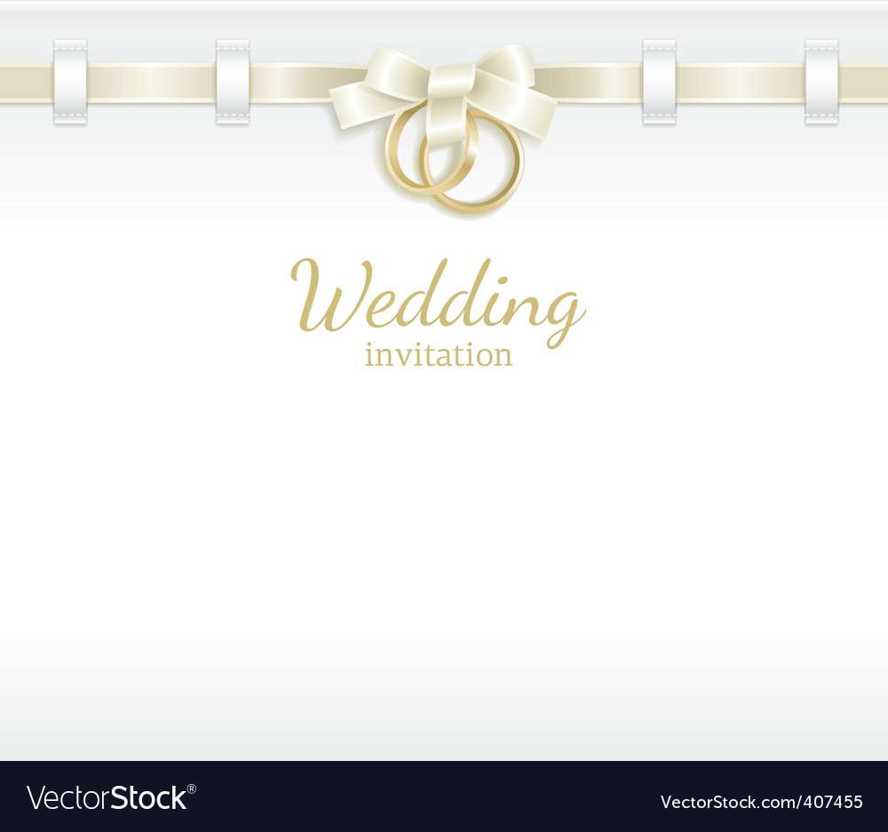 Wedding header Royalty Free Vector Image - VectorStock