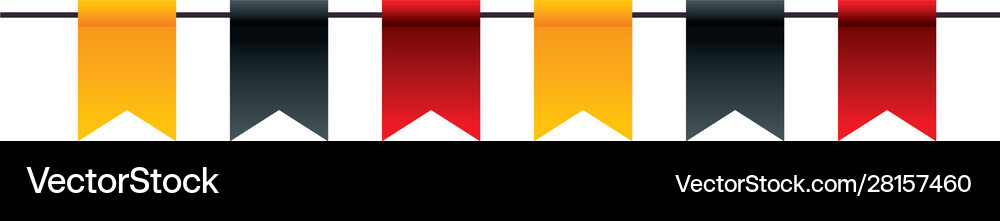 Isolated banner pennant design Royalty Free Vector Image