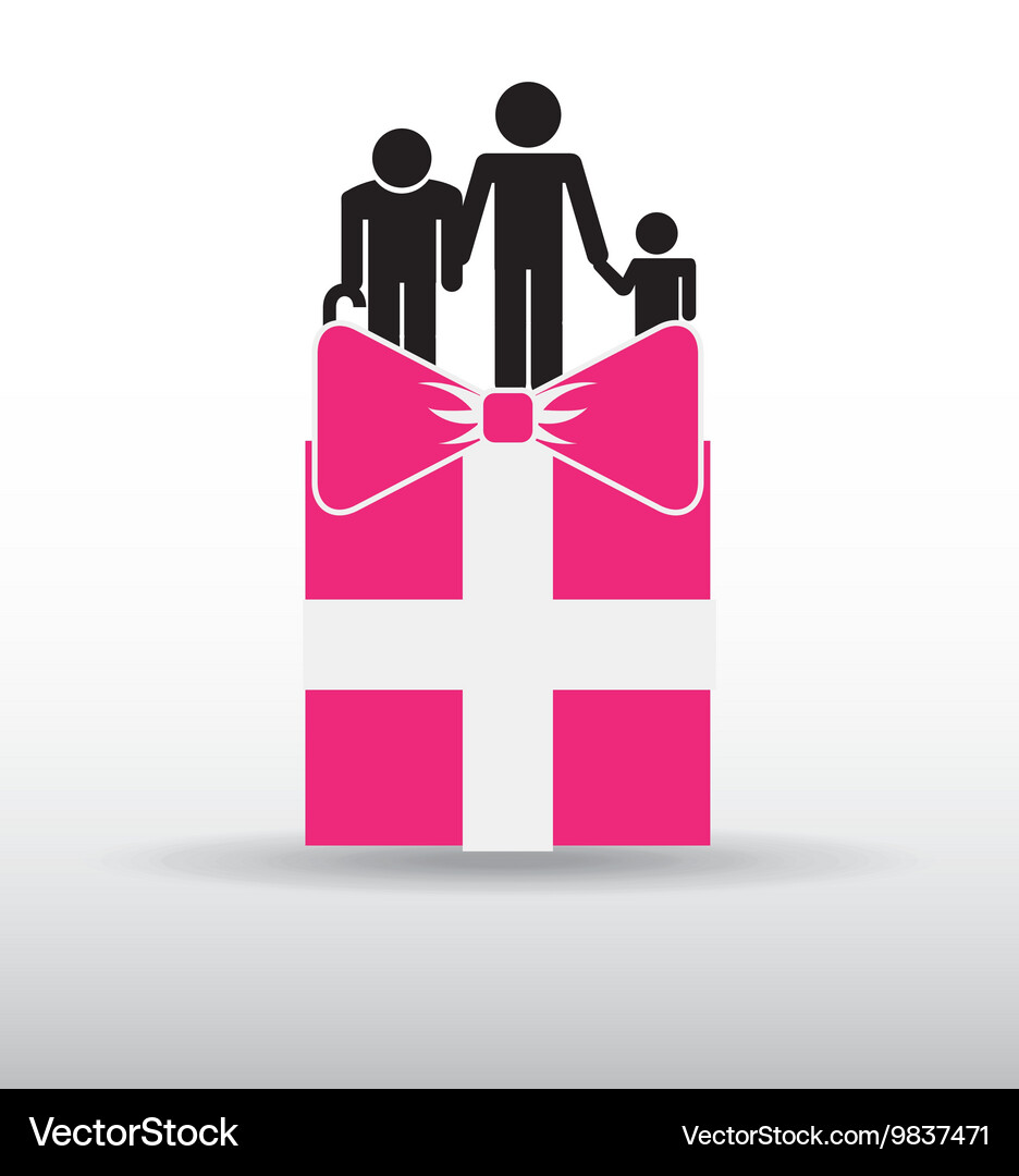 Family celebration design Royalty Free Vector Image
