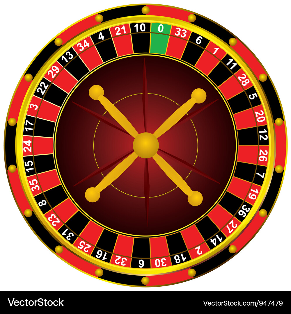 Roulette wheel Vector Image by vberla - Image #947479 - VectorStock