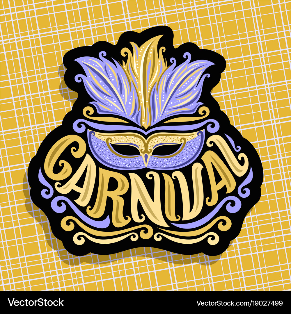 Logo for carnival Royalty Free Vector Image - VectorStock