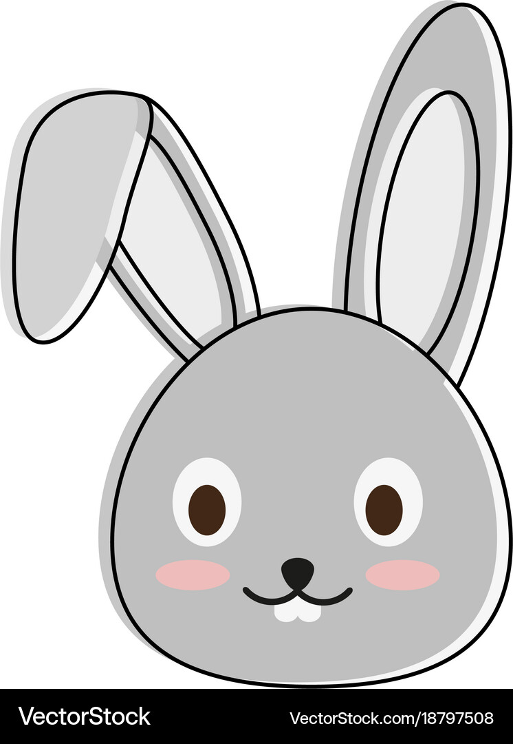 Cute bunny cartoon Royalty Free Vector Image - VectorStock
