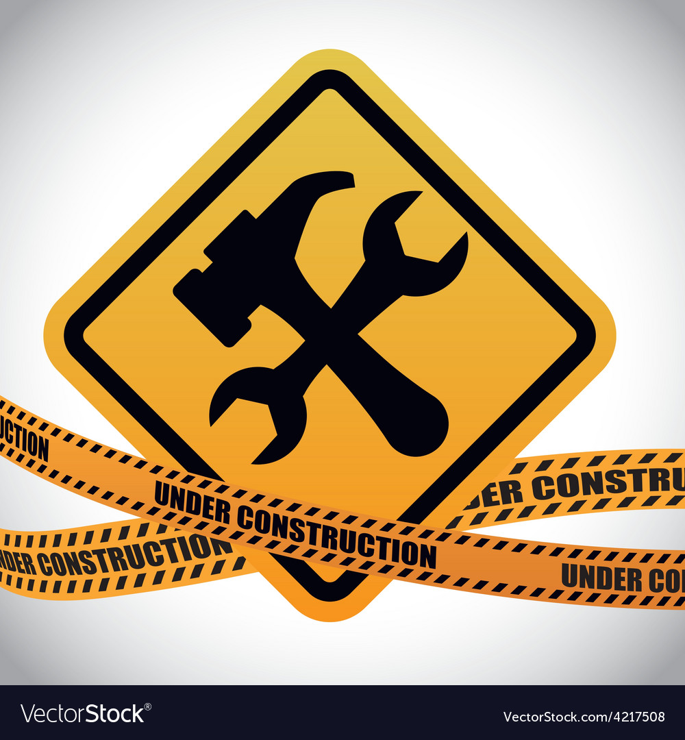 Under construction design Royalty Free Vector Image