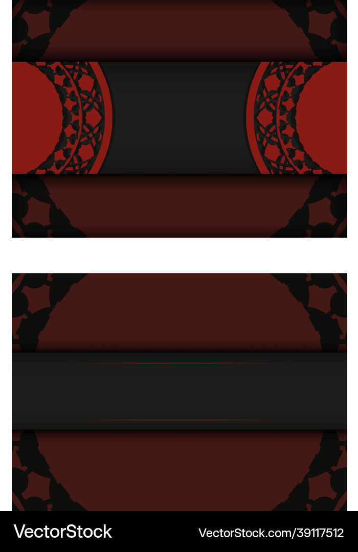 Invitation template with space for your text Vector Image