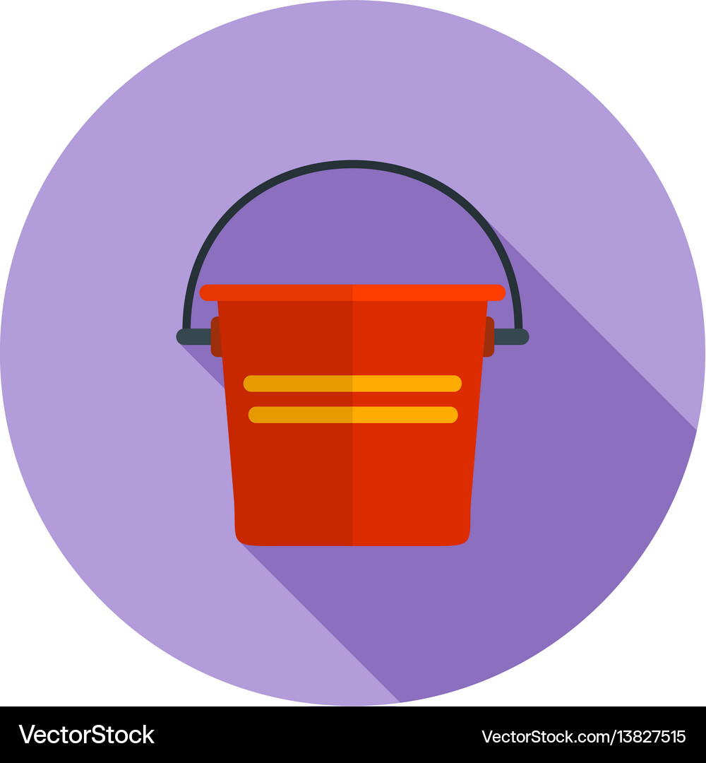 Water bucket Royalty Free Vector Image - VectorStock