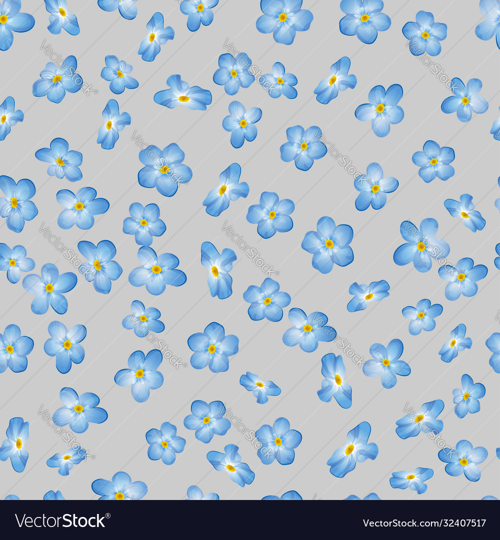 Flower seamless pattern Royalty Free Vector Image