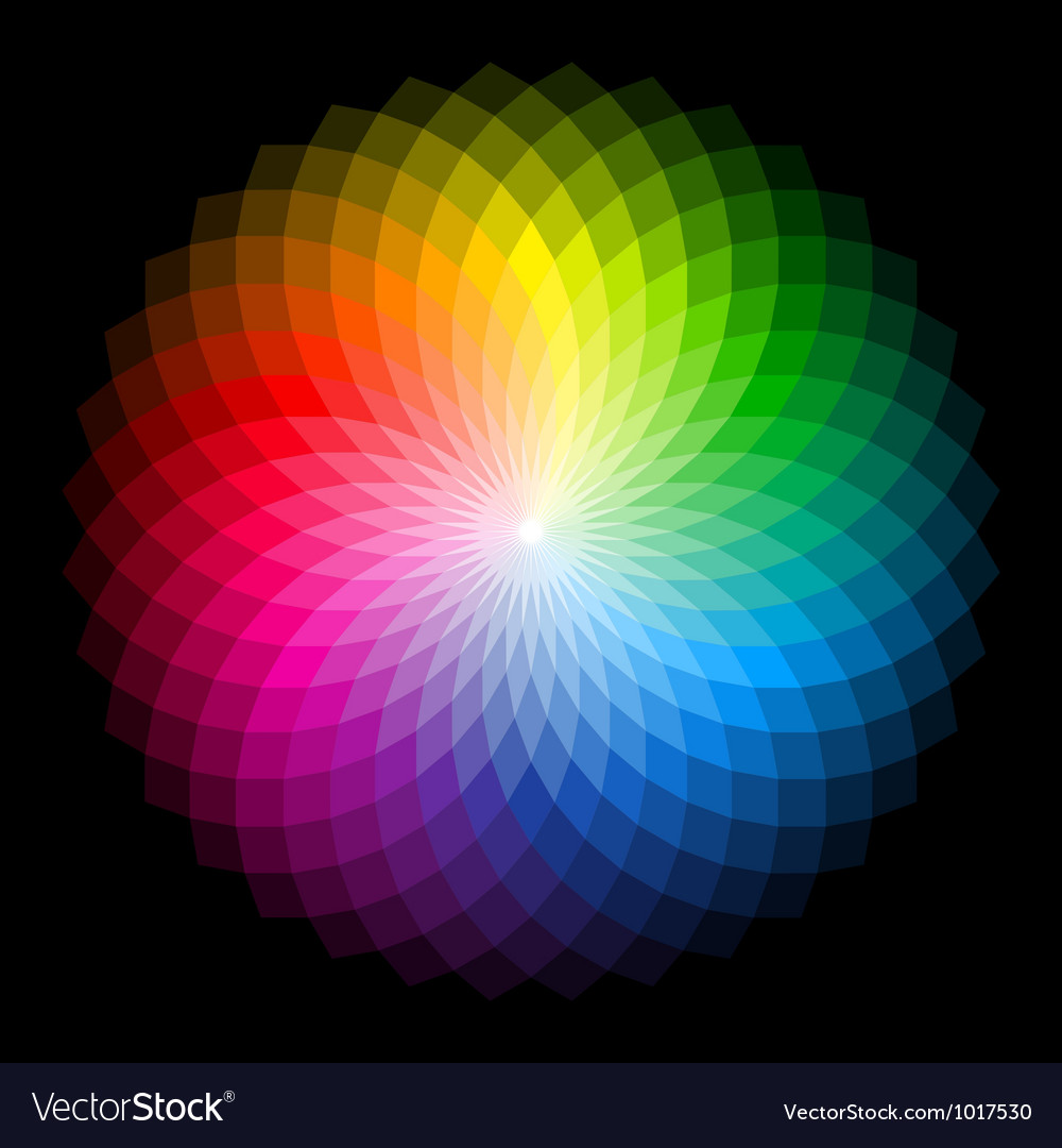 Color wheel Royalty Free Vector Image - VectorStock