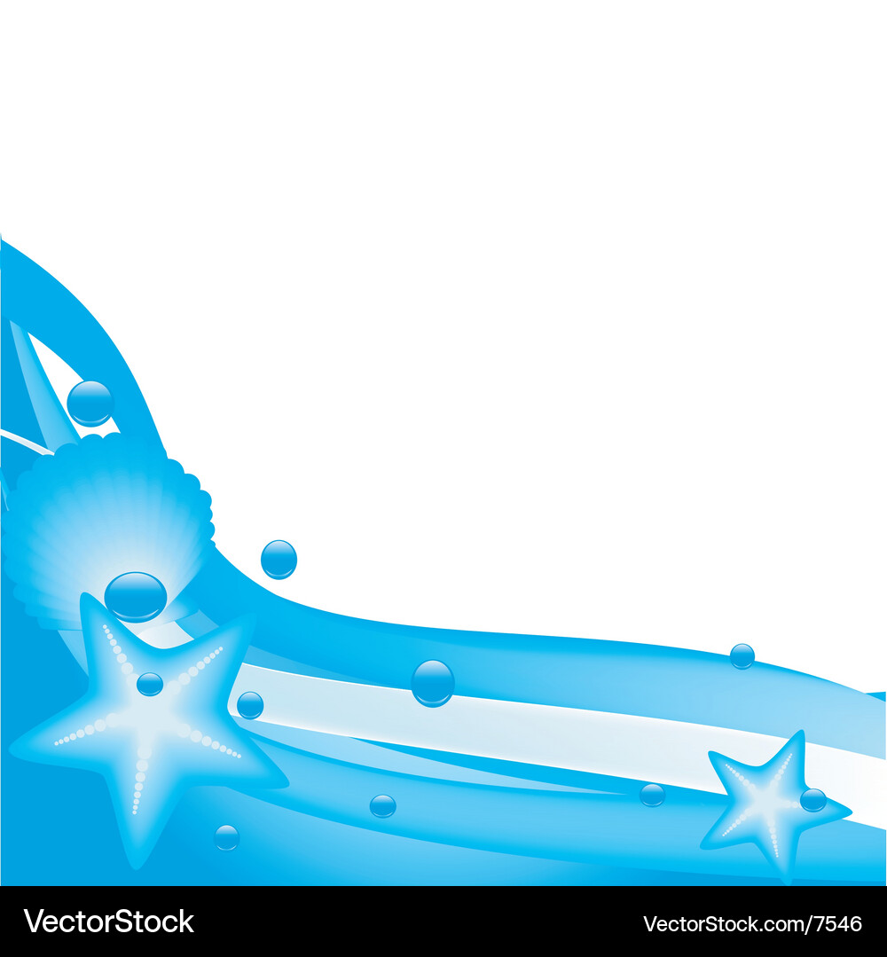Flowing water Royalty Free Vector Image - VectorStock