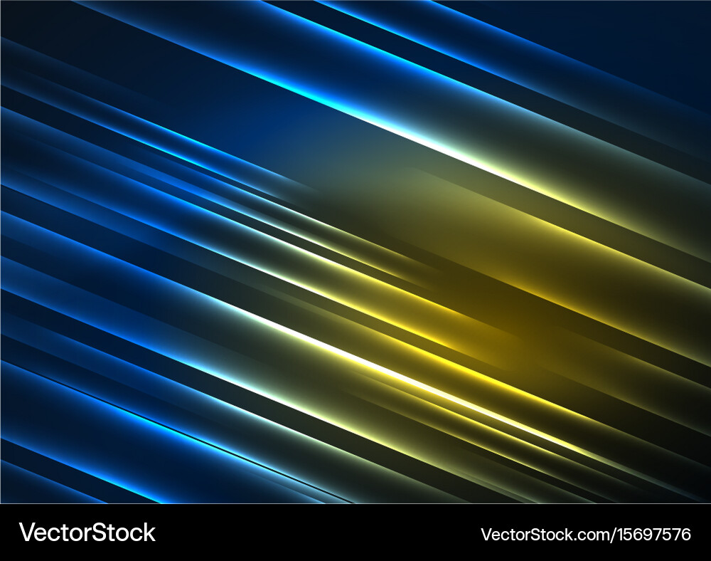 Glowing futuristic lines Royalty Free Vector Image