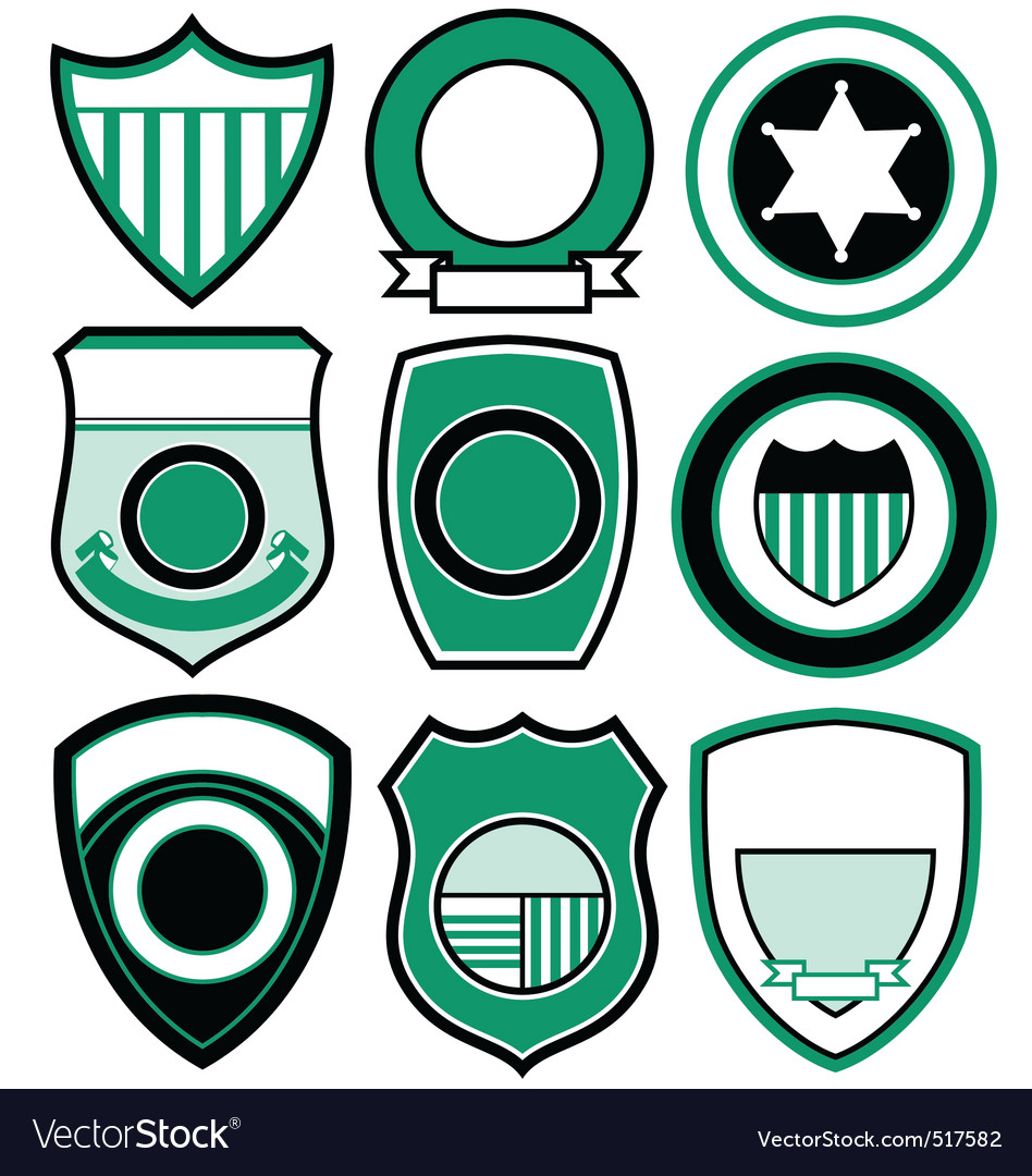 Simple patch badge Royalty Free Vector Image - VectorStock