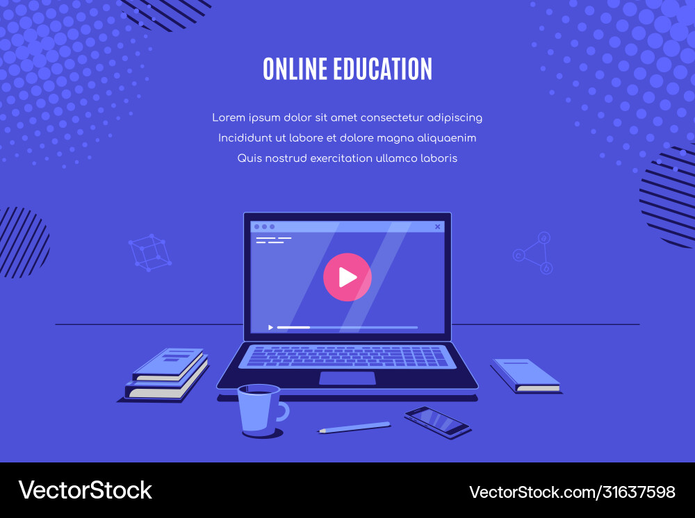 Video chat Royalty Free Vector Image - VectorStock