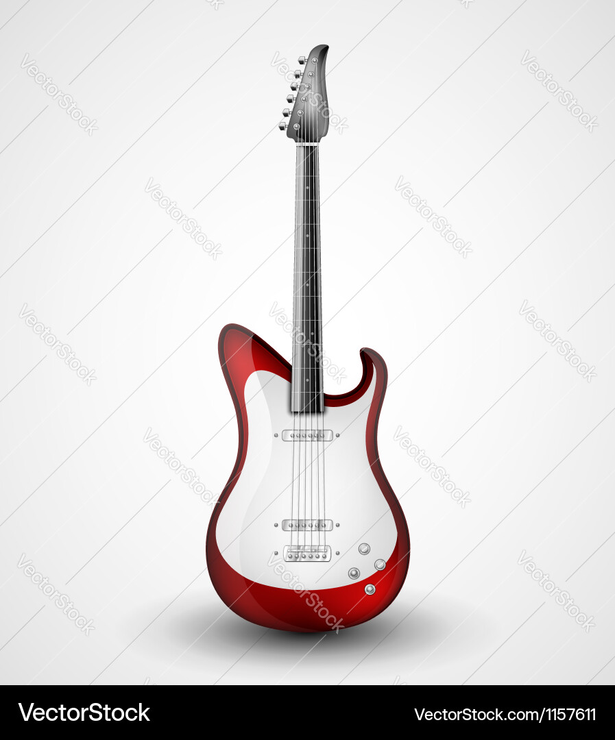 Electric guitar Royalty Free Vector Image - VectorStock