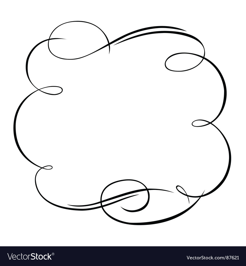 Scroll frame Royalty Free Vector Image - VectorStock
