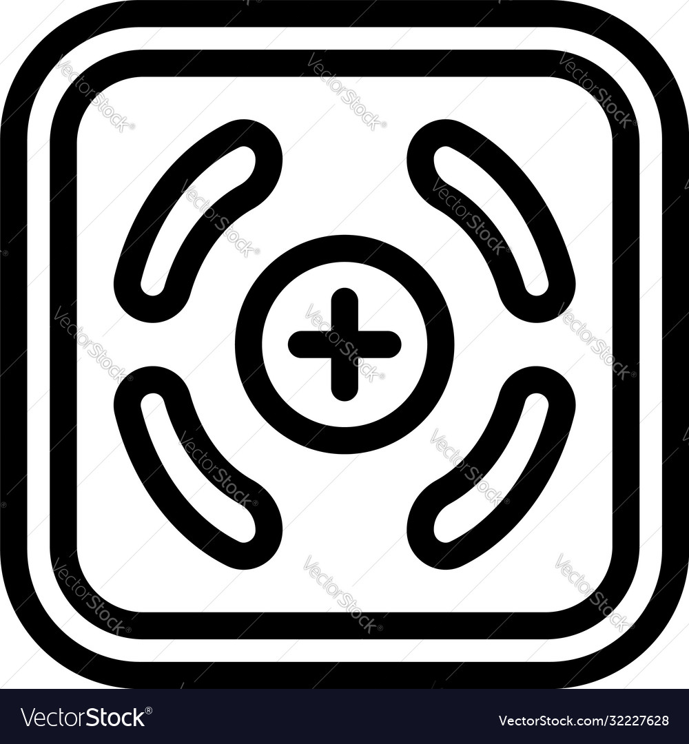Home smart scales icon outline style Royalty Free Vector Home smart scales icon outline style Royalty Free Vector