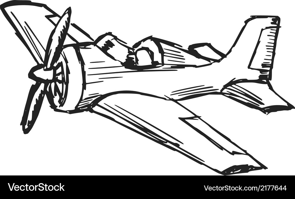 Cartoon airplane Royalty Free Vector Image - VectorStock