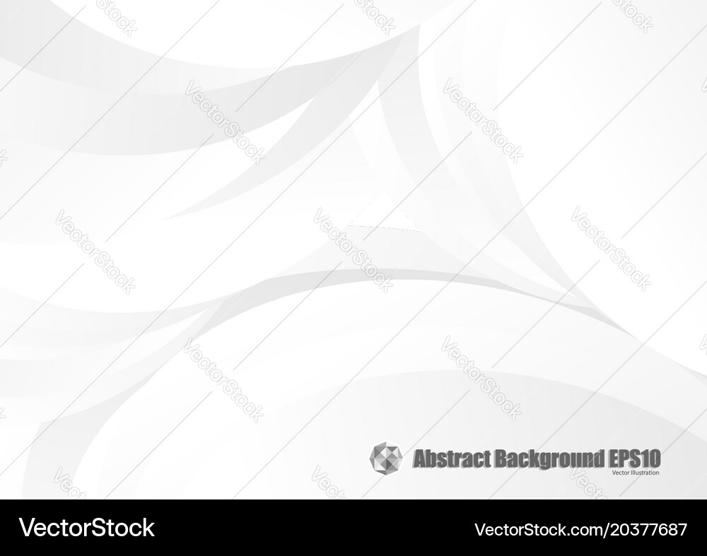 Abstract gray curve background Royalty Free Vector Image