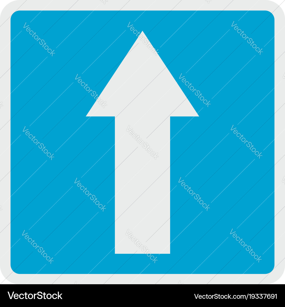 Forward arrow icon flat style Royalty Free Vector Image