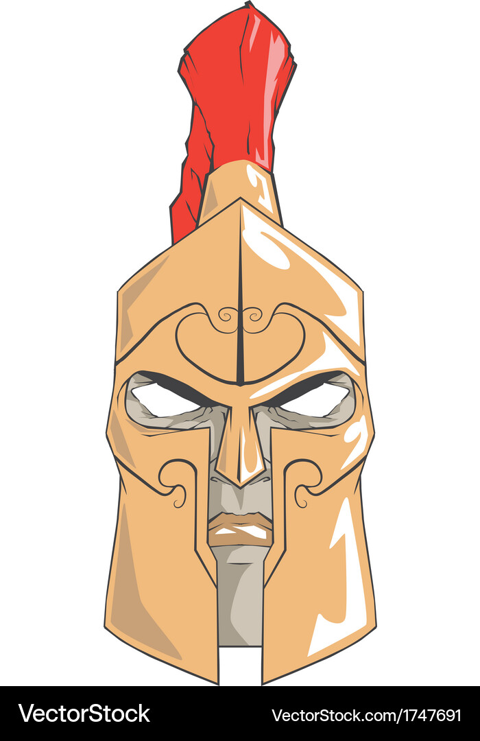 Spartan warrior Royalty Free Vector Image - VectorStock