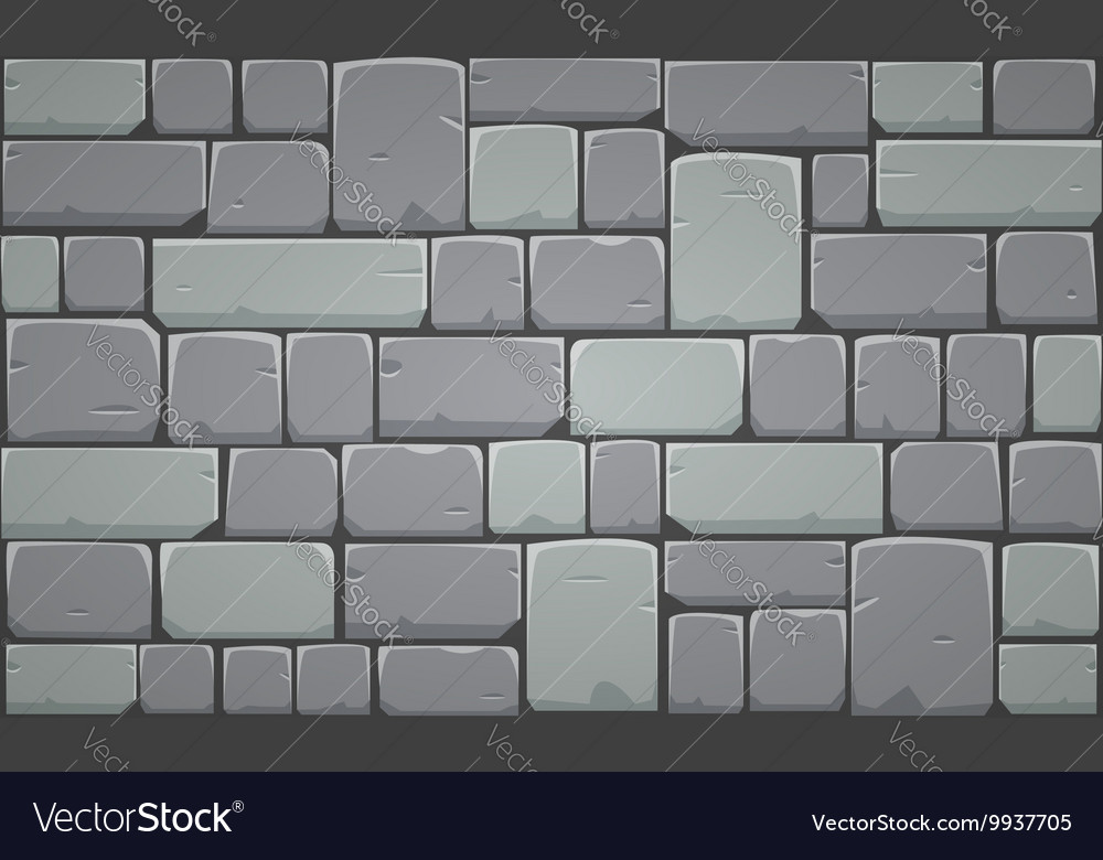 Stone Block Wall Royalty Free Vector Image - VectorStock